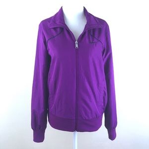 Nike | Jackets & Coats | Nike Womens Athletic Jacket Purple Size M ...